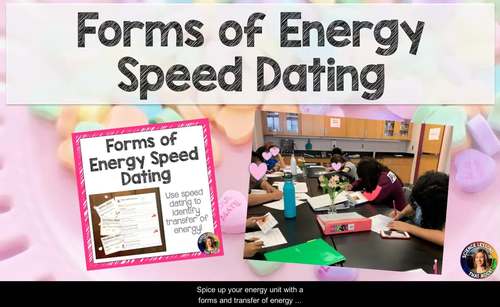 Forms of Energy Speed Dating Activity for Physical Science | TPT