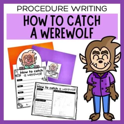 How To Catch A Werewolf | Halloween & Procedural Writing | STEM | TPT