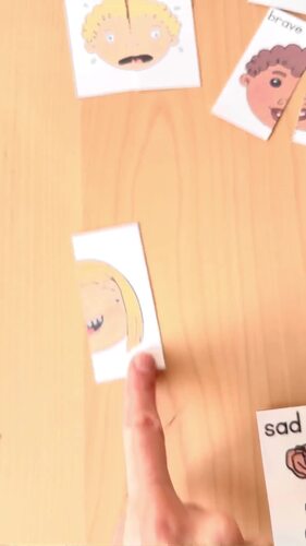 Find a Pair Emotions Puzzles - Printable Emotion Matching Cards Kids ...