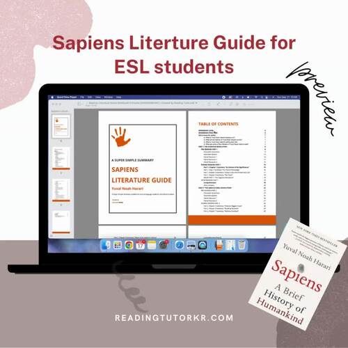 Sapiens Literature Guide | A Simple Summary suitable for ESL & School ...