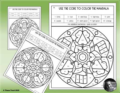St. Patrick's Day Color by Code by Timea Turai | TpT