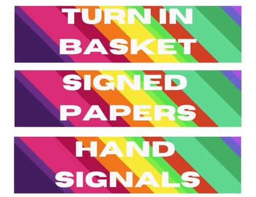 Classroom Decor (Signage/Label Kits - 4 Themes) by TeacherChic | TPT