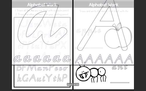 Alphabet Activities - VIC Cursive by Miss May's Moments | TPT