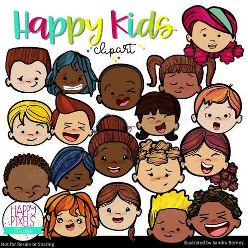 Feelings - Emotions Clipart for Teachers - Happy Friends Clipart ...