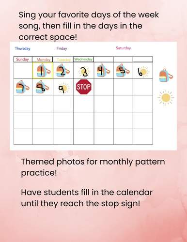 Interactive Calendar Morning Meeting | SMART Notebook | TPT