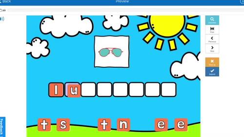 French BOOM CARDS Les vêtements | Clothes Spelling SET 4 | Distance ...