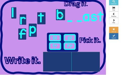 2 Blends ADVANCED (6 sounds) Progress Monitor or Practice 2.4 by Schwa ...