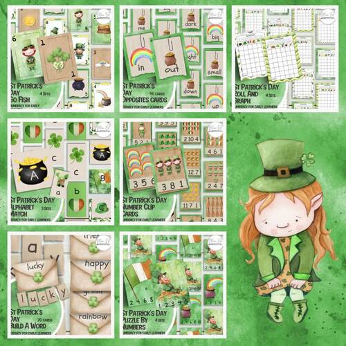 St Patricks Day activities | Growing Bundle | Morning work | Early ...
