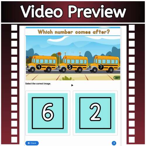 Pick the Correct Image: After, Before, Between (Numbers 1-20) Digital ...