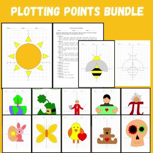 End of the Year Activities Math - Summer Mystery Pictures Plotting ...