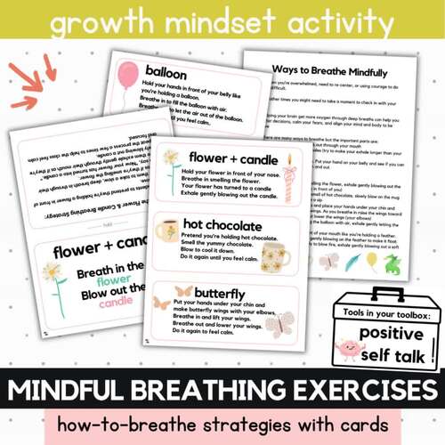 Mindful Breathing Exercises by Mona Math | TPT