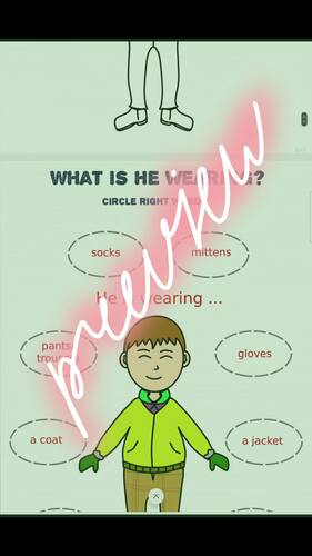 WARM CLOTHES PACK: VOCABULARY, COLOURING, READING, MEMORY GAMES, GRAMMAR