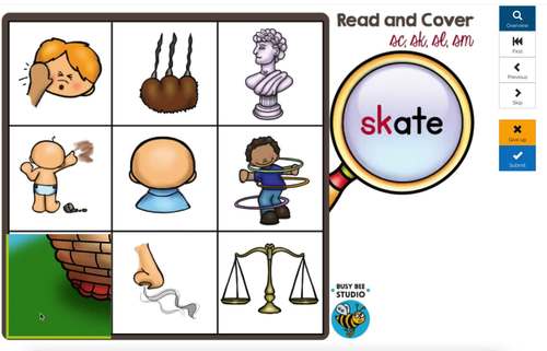 EASTER ACTIVITY PACKET BLENDS BOOM CARDS APRIL SPRING PHONICS GAMES ...