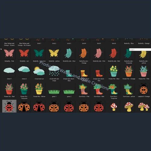 100 Spring Themed Clip Art Pack | Commercial and Personal Use | TPT