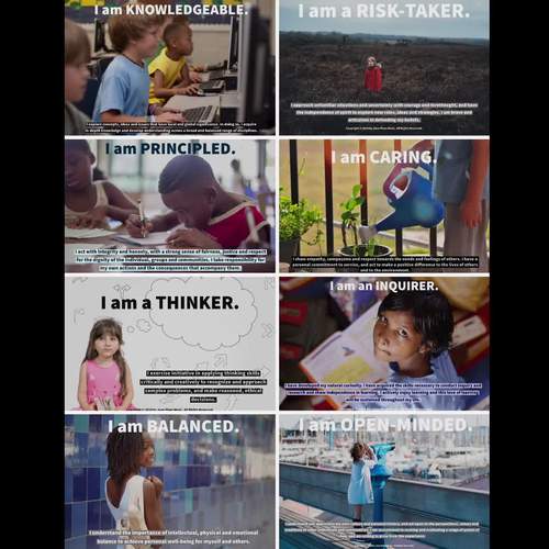 IB Learner Profile Posters. PYP, MYP & DP. 8.5"X11", Landscape and 11"X17"