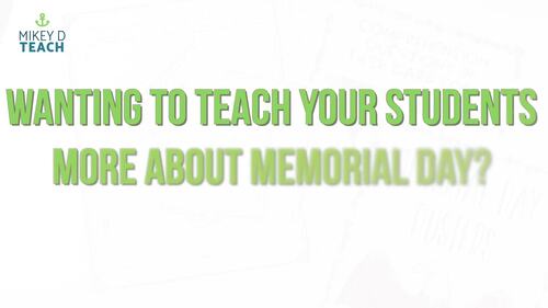 Memorial Day Informational Reading Activities - Writing, Vocabulary ...
