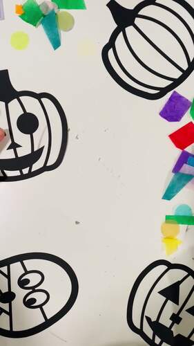 Halloween Art Activity for Preschool | Halloween Paper Crafts | Cricut ...
