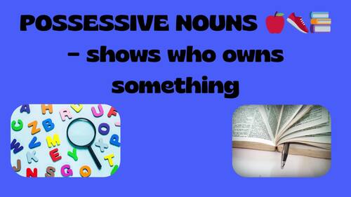 Possessive Nouns Interactive Grammar Game – Video Lesson/ Interactive