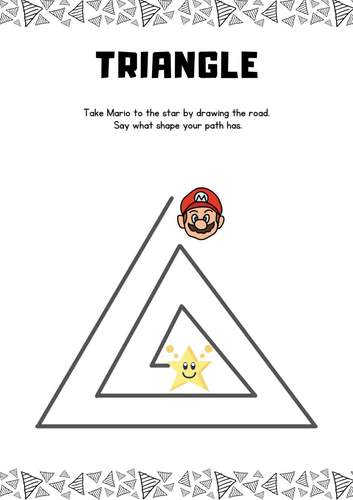 Mario,Tracing, Letters, Shapes, Colors, Math by Blueteach | TPT