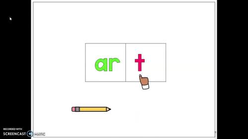 R Controlled Vowels Segmenting and Blending Words Slideshow | TPT