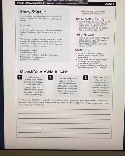 17 short story prompts, challenge, interactive, narrative & creative ...