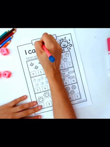 Kindergarten Math Worksheets Counting Sorting Addition and Subtraction ...