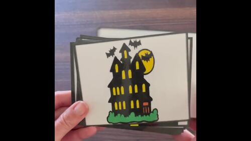 Halloween Sorting Cards (by category) by Making Meaningful Materials