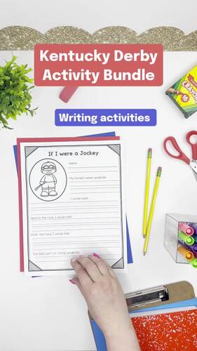 Kentucky Derby Activities for 1st and 2nd grade | ELA, Math, Writing ...