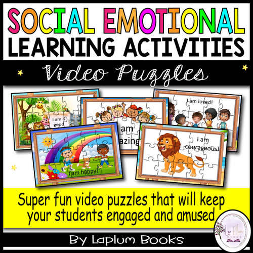 Social Emotional Learning Activities (Puzzles) by Laplum Books | TPT