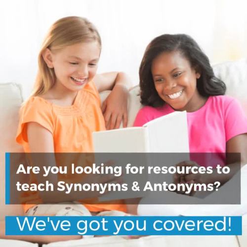 Synonyms and Antonyms Lesson and Practice | Print & Digital | Distance ...