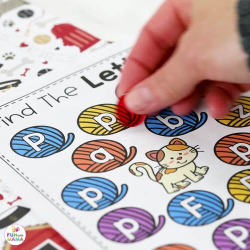 Pets Themed Activities Pack With Centers, Worksheets, Dog Craft, and MORE