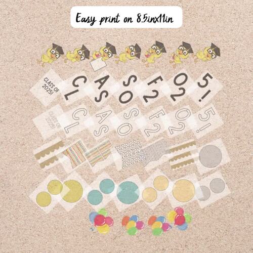 Graduating Cute Baby Duck May Bulletin Board Kit End of Year Door Decor ...