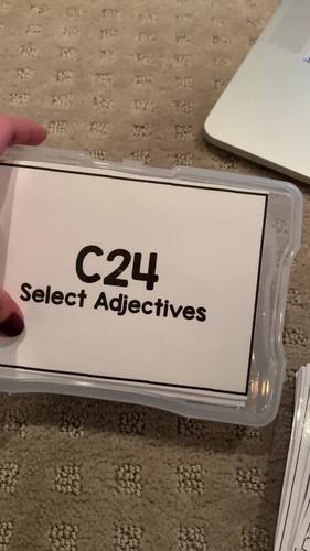 Adjective Task Cards [ABLLS-R Aligned C24, G13] by The Autism Helper