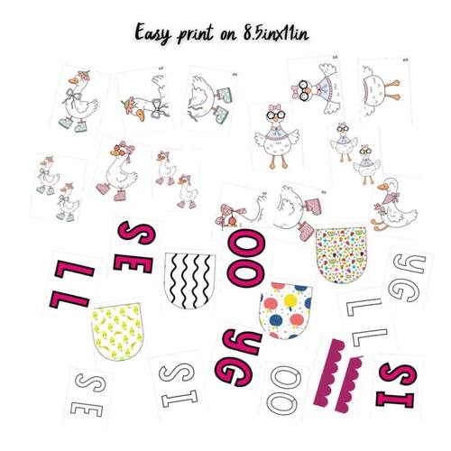 Back to School Bulletin Board Kit Silly Goose, Classroom Door Decor ...