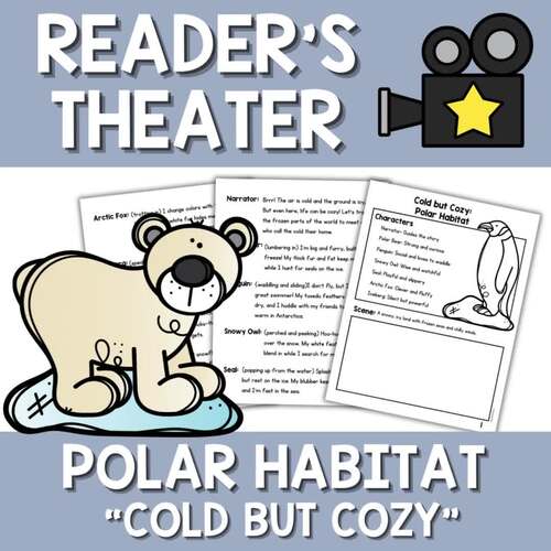 Polar Arctic Habitat Readers Theater Reading Activity Biome Skit Play ...