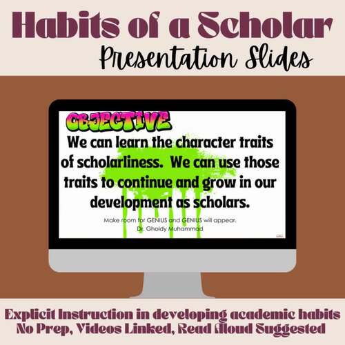 Habits of A Scholar PRINTABLE Guidebook by Melanated Magic | TPT