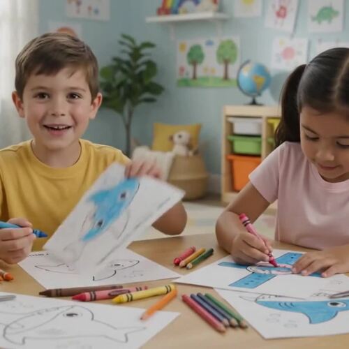 Shark Attack Hat Craft & Shark Watch Craft | Printable Headband Shark Week