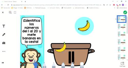 Contar hasta 20 | Google Slides y Seesaw | Digital Count to 20 in Spanish