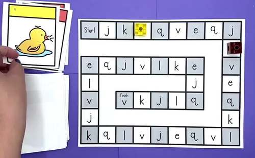 Alphabet Board Games by Campbell Creates Readers | TPT