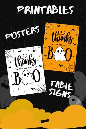Halloween Signs: Thanks for all you BOO | Staff & Teacher Appreciation ...