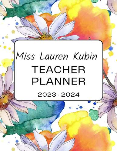 Canva Teacher Planner Template -- Fully Editable/Customizable | TPT