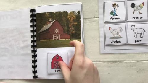 Farm Adapted Books for Special Education by Teaching Autism | TPT