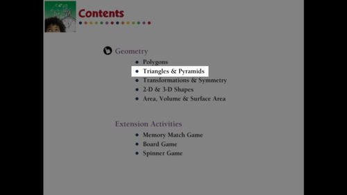 Geometry: Triangles & Pyramids Pre-Assessment & Teach the Skill ...