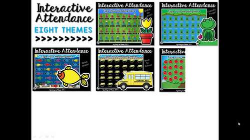 Interactive Attendance PowerPoints Seasonal Bundle by Lindy du Plessis