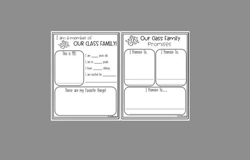 Our Class is a Family Book Companion Activities | Class Community Read ...