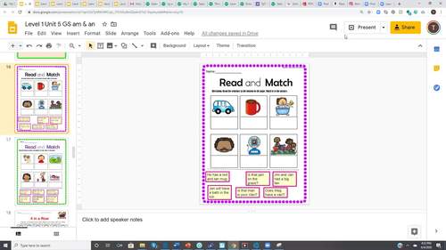 Distance Learning Google Slides Fun Phonics glued sounds am & an (First ...
