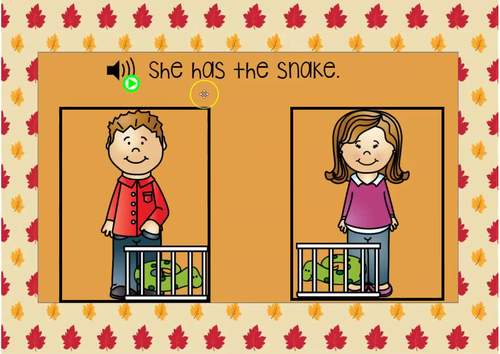 Pronouns- He She and They BOOM Cards-Pet Shop by Speech Packtivities
