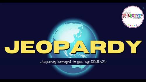 Jeopardy Game Bundle for English Language and Math Review by BRAINZe