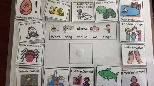 Preschool-Kindergarten song choice board 160 songs | TpT
