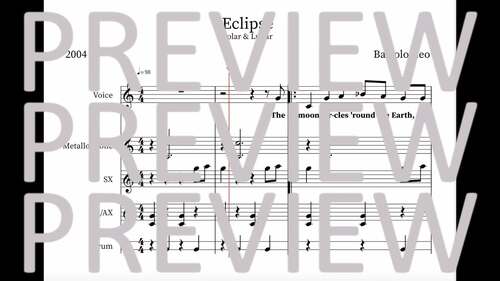 ECLIPSE Song & Circle Game | Orff Arrangement w/ Beat, Rhythm, & Poison Pattern